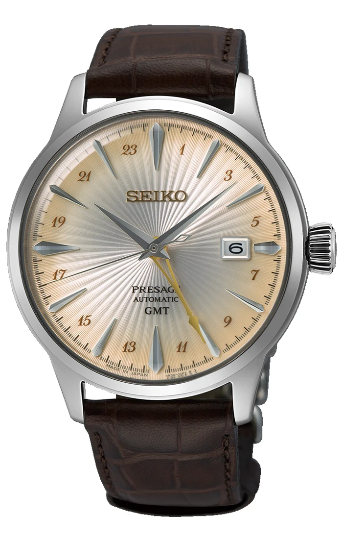 Seiko Presage SSK041J1 Cocktail Time Acacia GMT Automatic